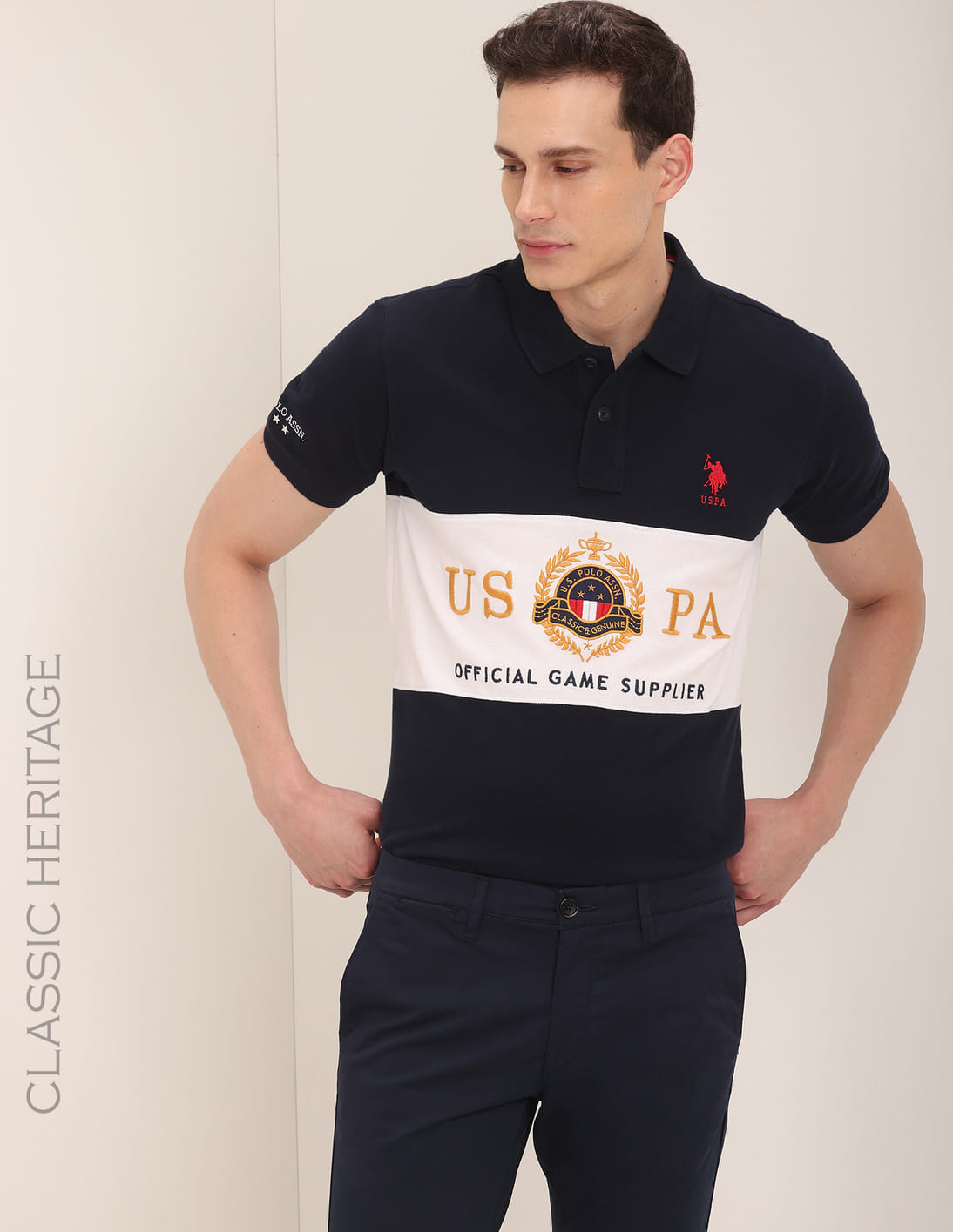 Buy U.S. Polo Assn. Crest Embroidered Polo Shirt - NNNOW.com